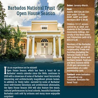 Barbados National Trust Open House Season 2018 - A Must See Event