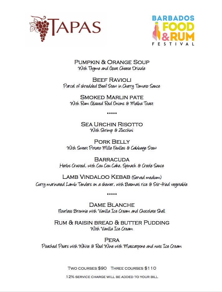 Dine Around Series - Gourmet Safari - Visit Barbados